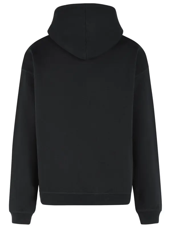Dsquared2 Cotton Hooded Sweatshirt - Black