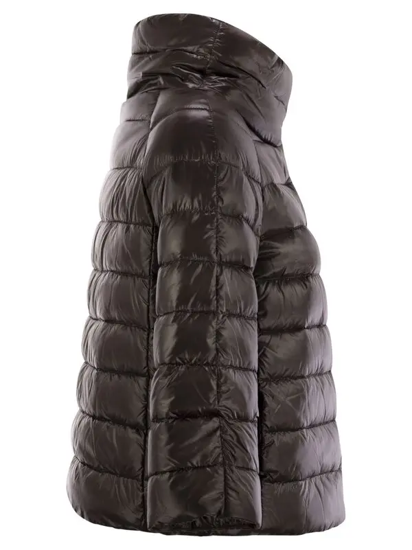 Herno Mini Cape With Jewelled Sleeves