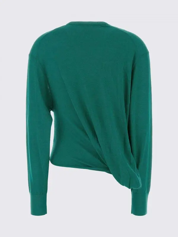 Loewe Draped Wool Blend Sweater - Green