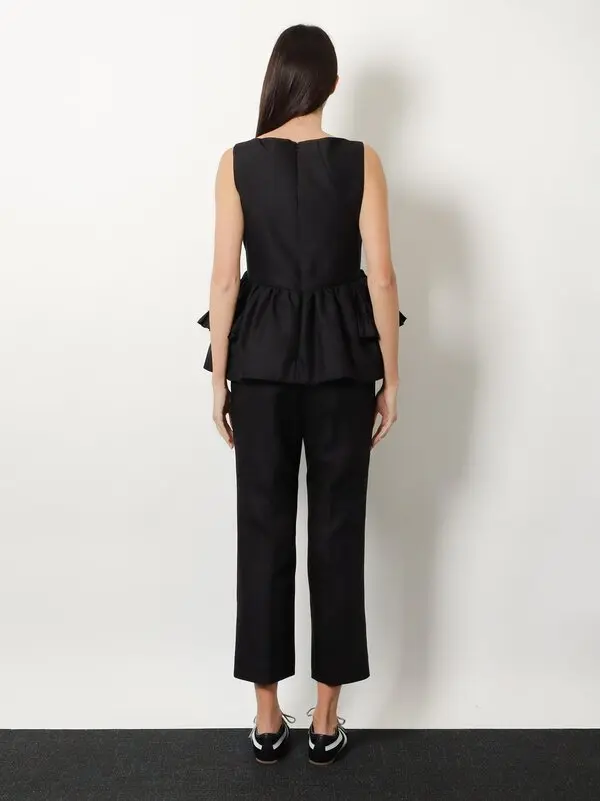 Dries Van Noten Casey Wool And Silk Top