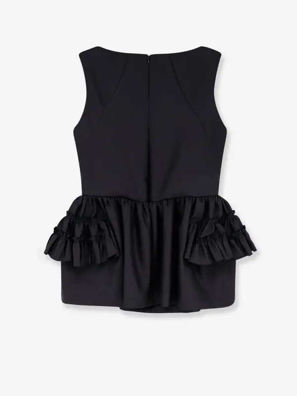 Dries Van Noten Casey Wool And Silk Top