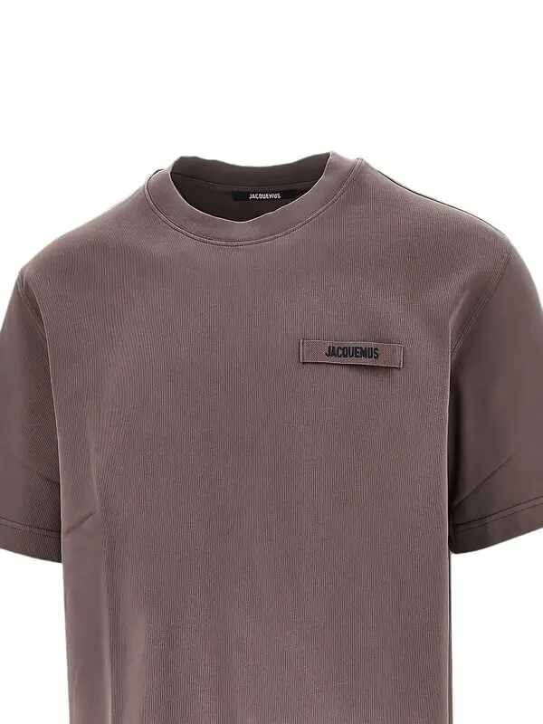Jacquemus Le T-shirt Gros Grain In Cotton