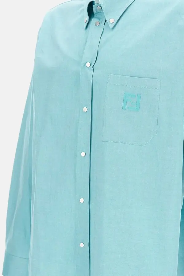 Fendi Oxford Shirt - Multicolor