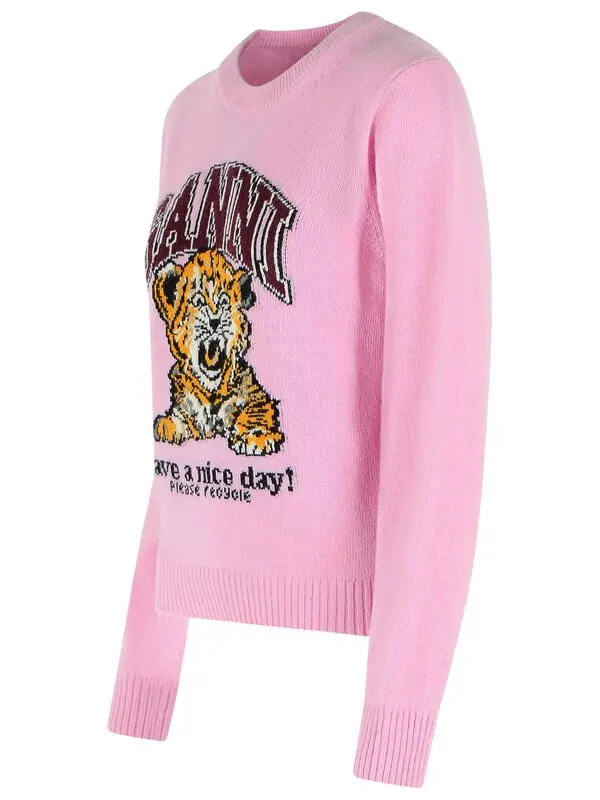 GANNI Wool Blend Sweater