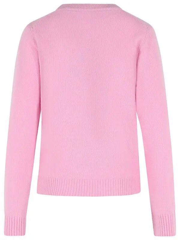 GANNI Wool Blend Sweater - Pink