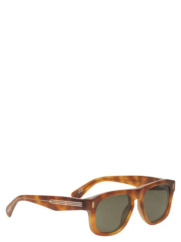 Brunello Cucinelli Tortoiseshell Acetate Sunglasses With Iconic Details