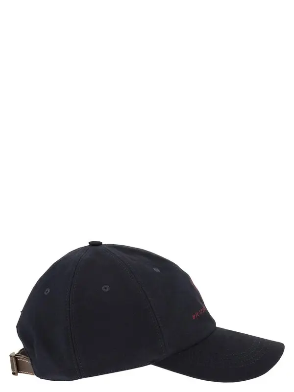 Brunello Cucinelli Garment-dyed Twisted Cotton Gabardine Baseball Cap - Blue