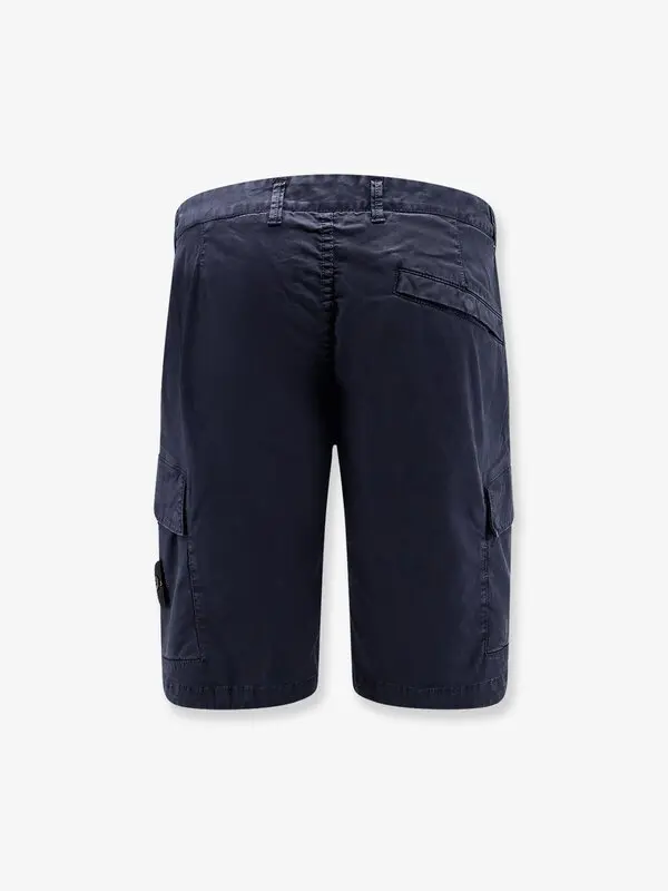 Stone Island Organic Cotton Stretch Shorts - Multicolor