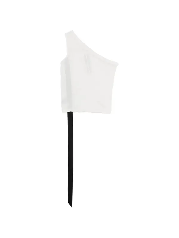 Rick Owens One-shoulder Top - White