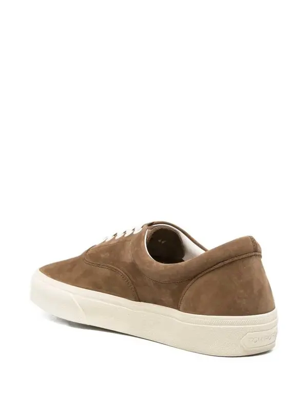 TOM FORD Logo Sneakers - Brown