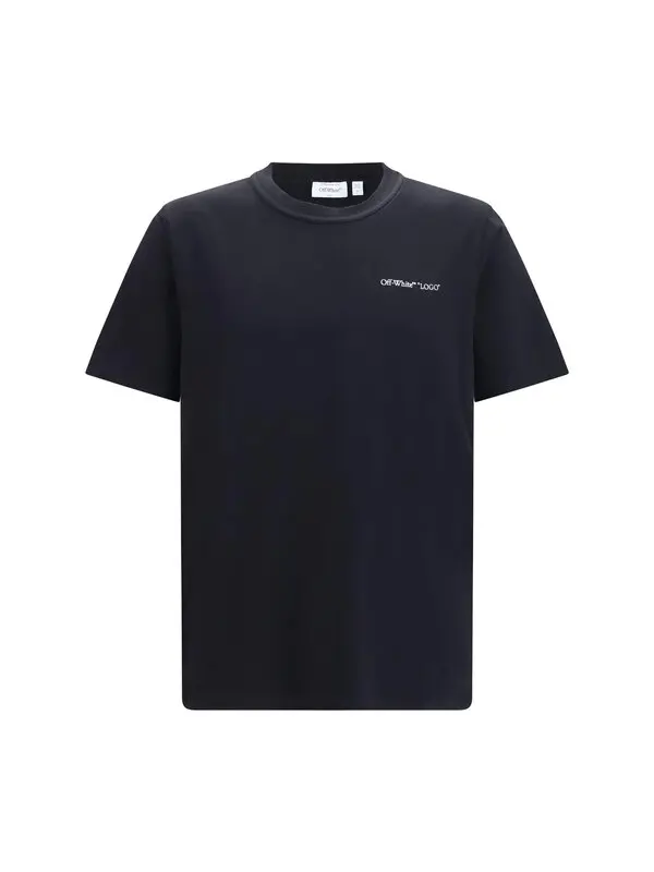 Off-White Logo Quote T-shirt - Black