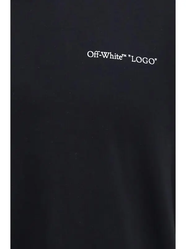 Off-White Logo Quote T-shirt - Black
