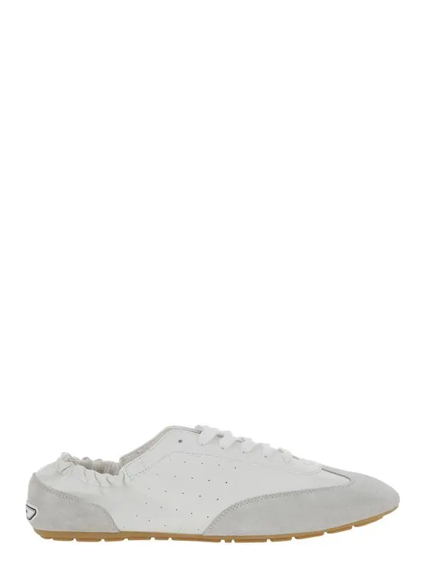 Saint Laurent Sneakers 'artico' White With Leather Details - Multicolor