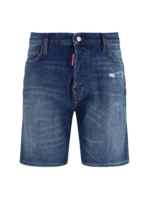 Dsquared2 Marine Short Denim Bermuda Shorts