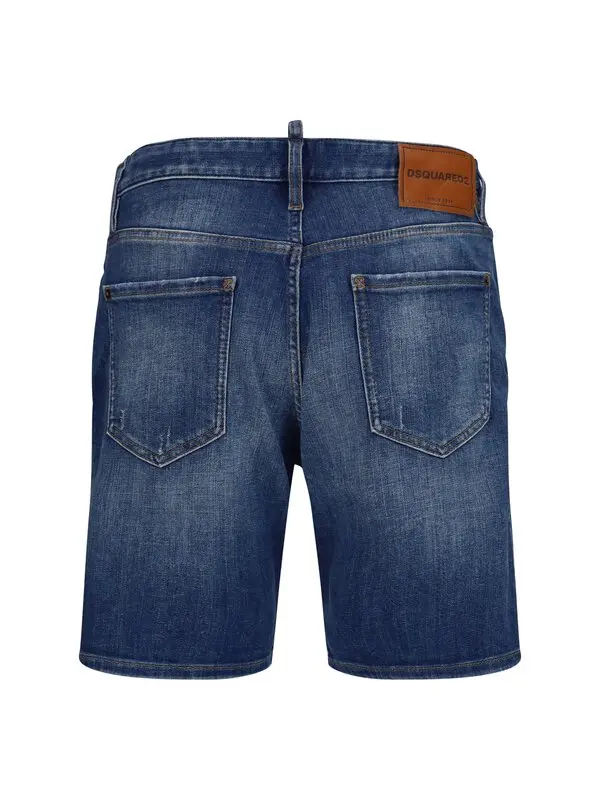 Dsquared2 Marine Short Denim Bermuda Shorts