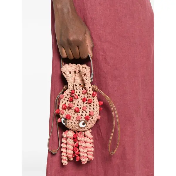 ANYA HINDMARCH Raffia Bucket Bag