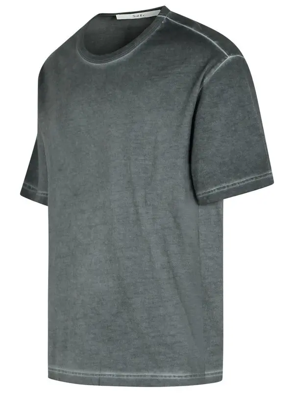 Séfr Mauro' Grey Cotton T-shirt