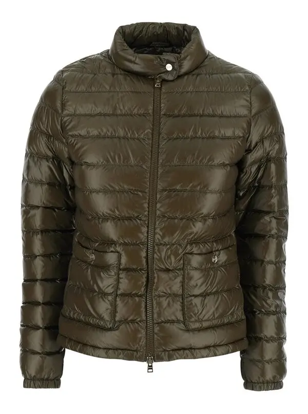 Herno Puffer Jacket With Quilted Design - Green