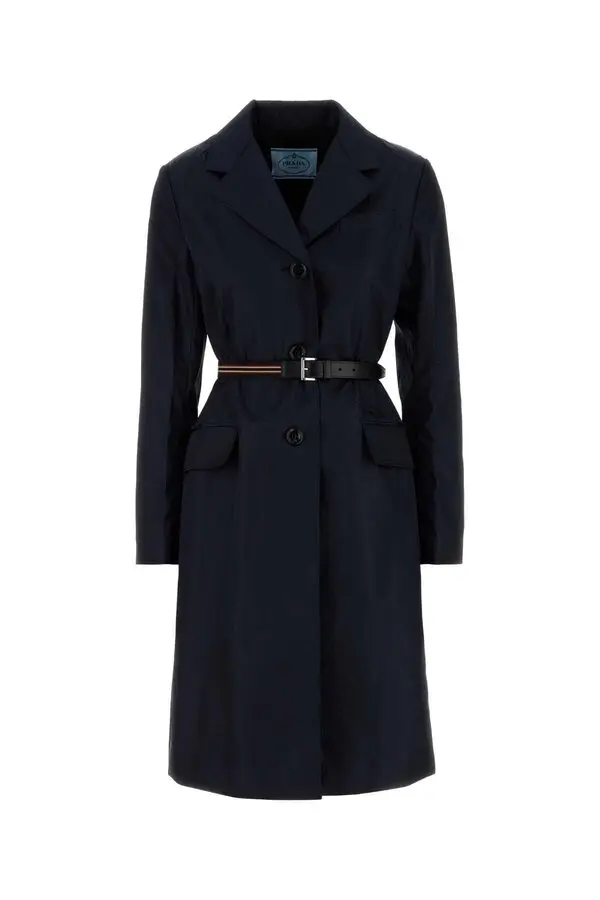 Prada Midnight Re-nylon Trench Coat