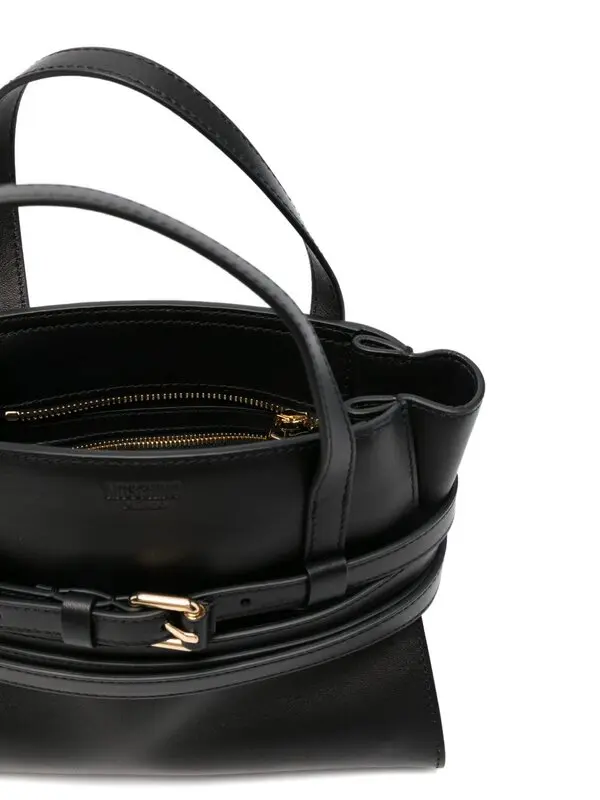 Moschino Tie Me Small Leather Handbag