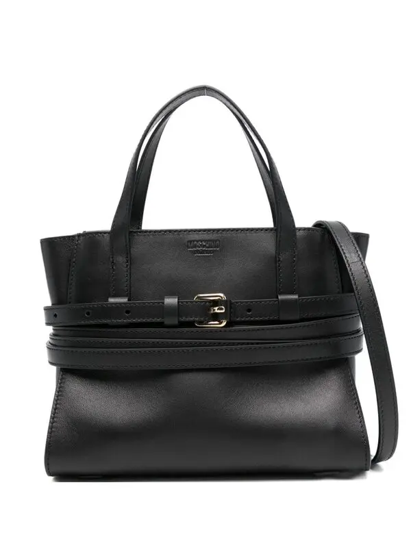 Moschino Tie Me Small Leather Handbag - Multicolor
