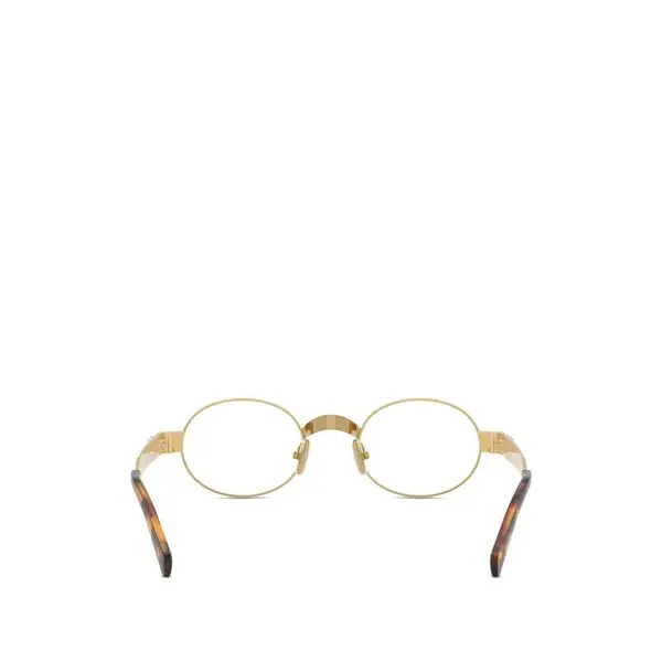 Miu Miu Oval Frame Eyeglasses