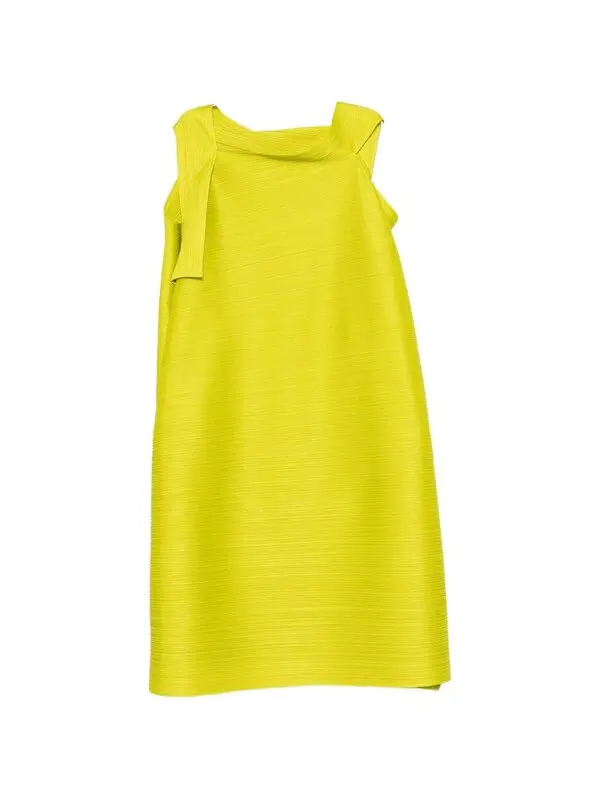 Issey Miyake Pleated Midi Dress - Multicolor