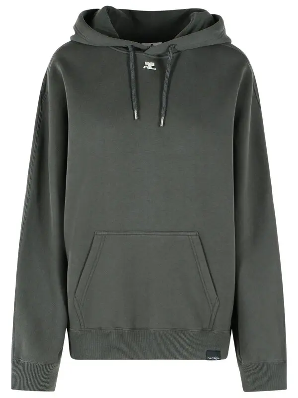 COURREGES Cotton Sweatshirt - Gray