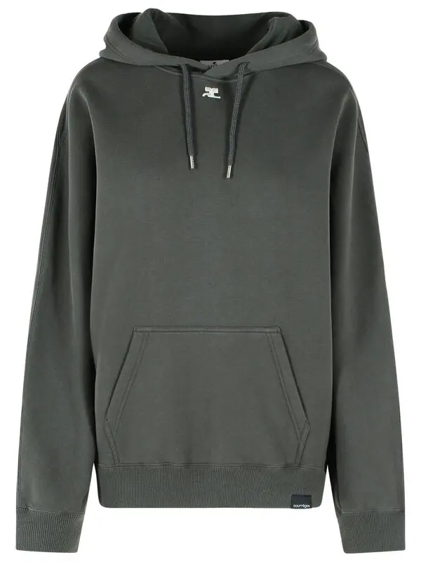 COURREGES Cotton Sweatshirt - Gray