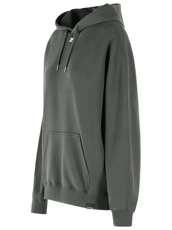 COURREGES Cotton Sweatshirt - Gray