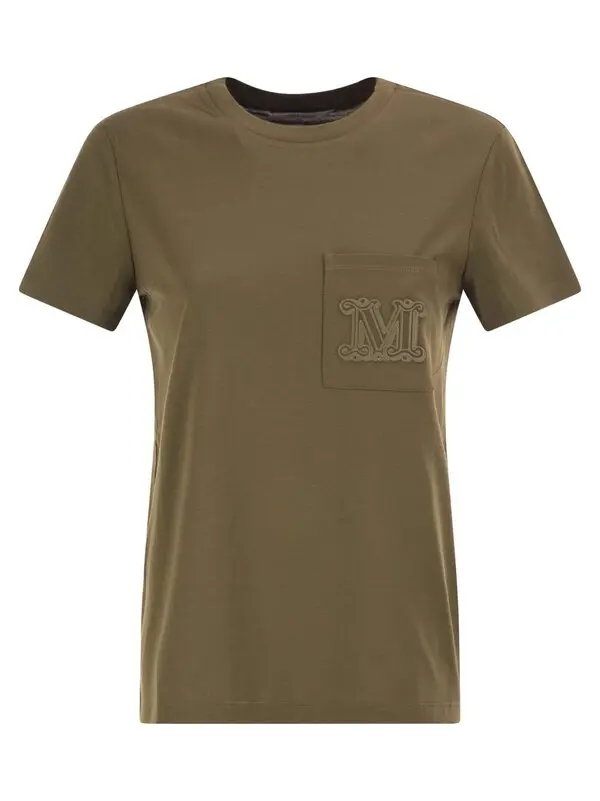 Max Mara Papaia Cotton Jersey T-shirt - Yellow