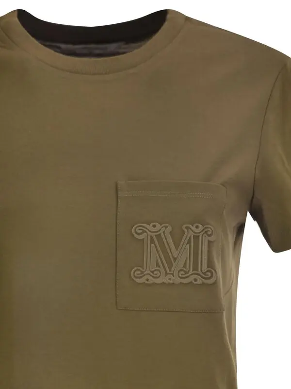 Max Mara Papaia Cotton Jersey T-shirt - Yellow