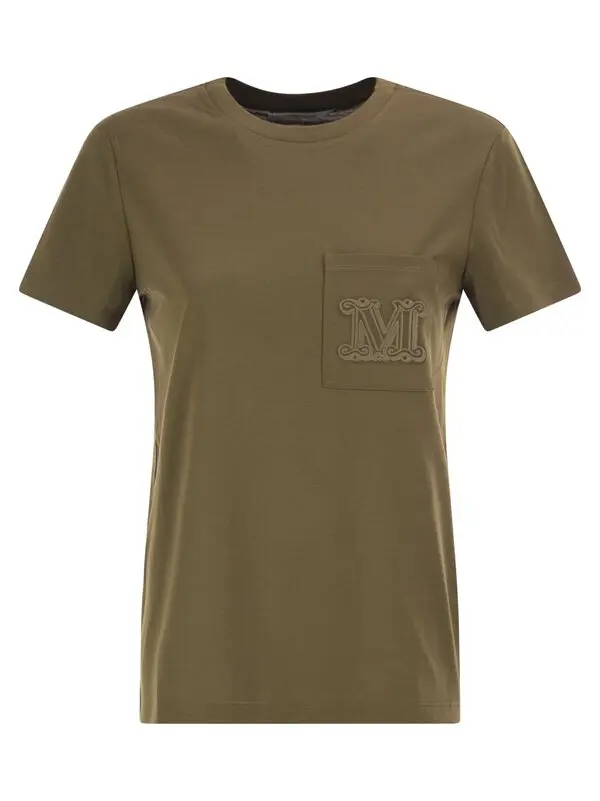 Max Mara Cotton Jersey T-shirt - Yellow