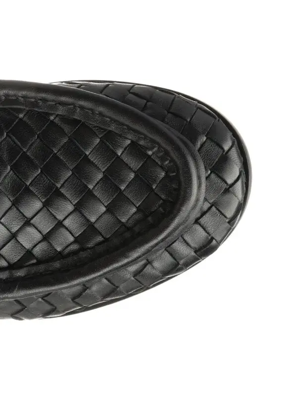 Bottega Veneta Silenzio Moccasins - Black