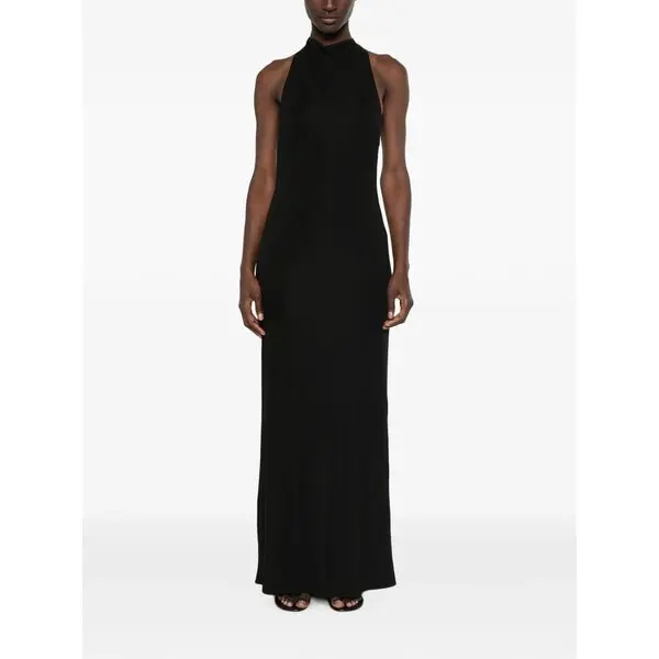 Cult Gaia Halterneck Evening Dress - Black