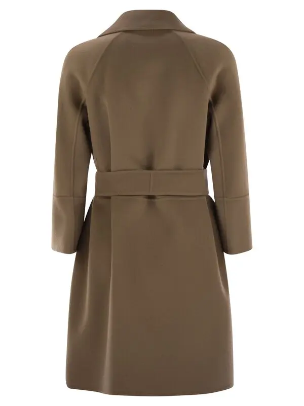 Max Mara Arona Virgin Wool Coat - Brown