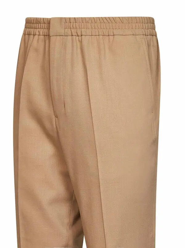 AMI Paris Wool Serge Trousers - Multicolor