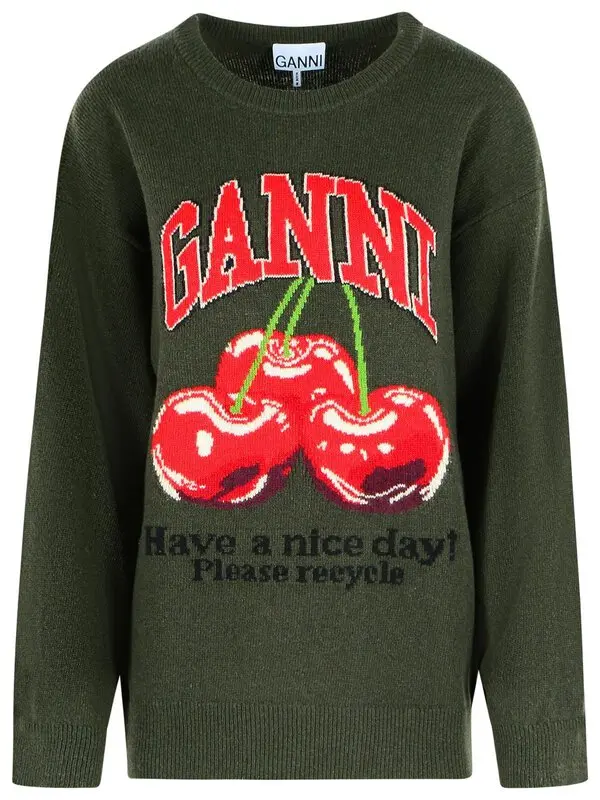 GANNI Wool Blend Sweater