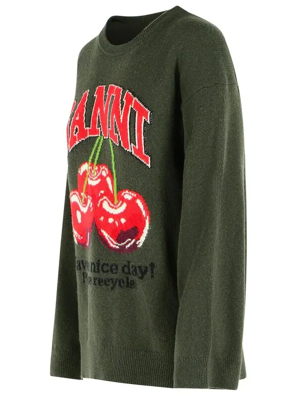 GANNI Wool Blend Sweater