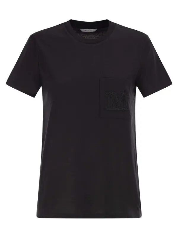Max Mara Papaia Cotton Jersey T-shirt - Black