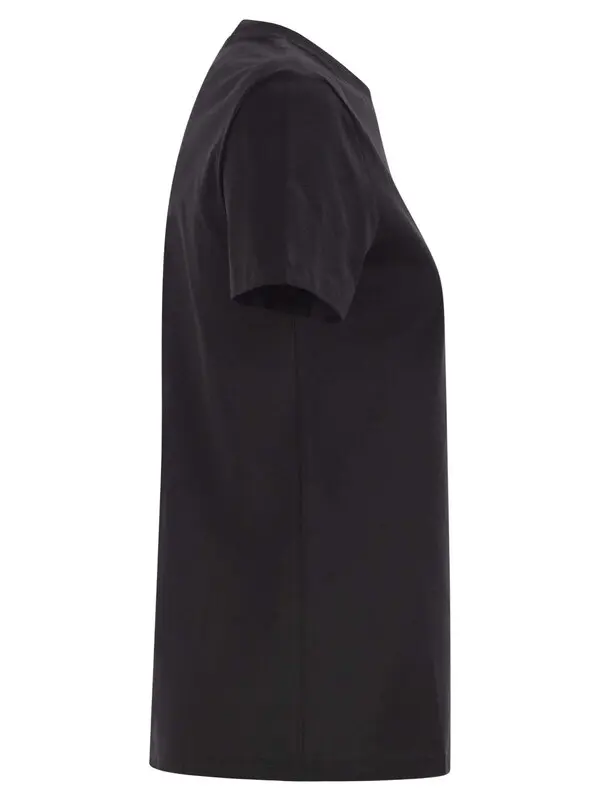 Max Mara Cotton Jersey T-shirt - Black