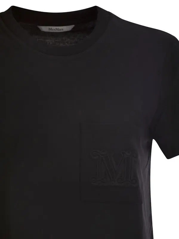 Max Mara Cotton Jersey T-shirt - Black