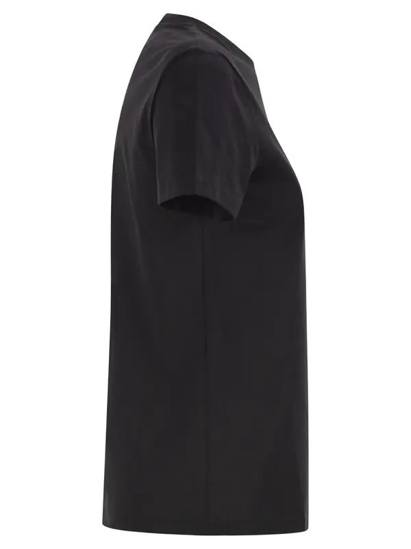 Max Mara Cotton Jersey T-shirt - Black