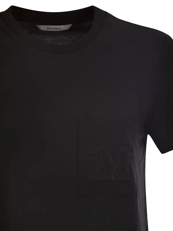 Max Mara Cotton Jersey T-shirt - Black