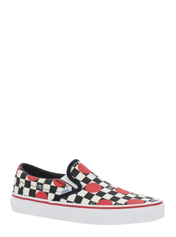 Valentino Garavani Check Motif Cotton Sneaker - Multicolor