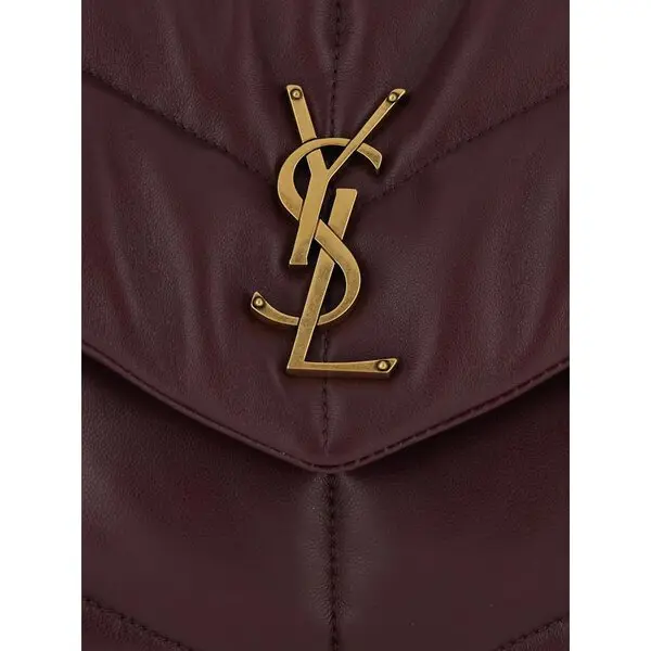 Saint Laurent Loulou Shoulder Bag - Red