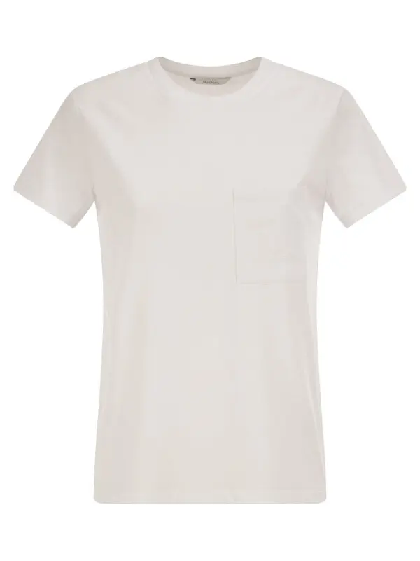 Max Mara Papaia Cotton Jersey T-shirt - White