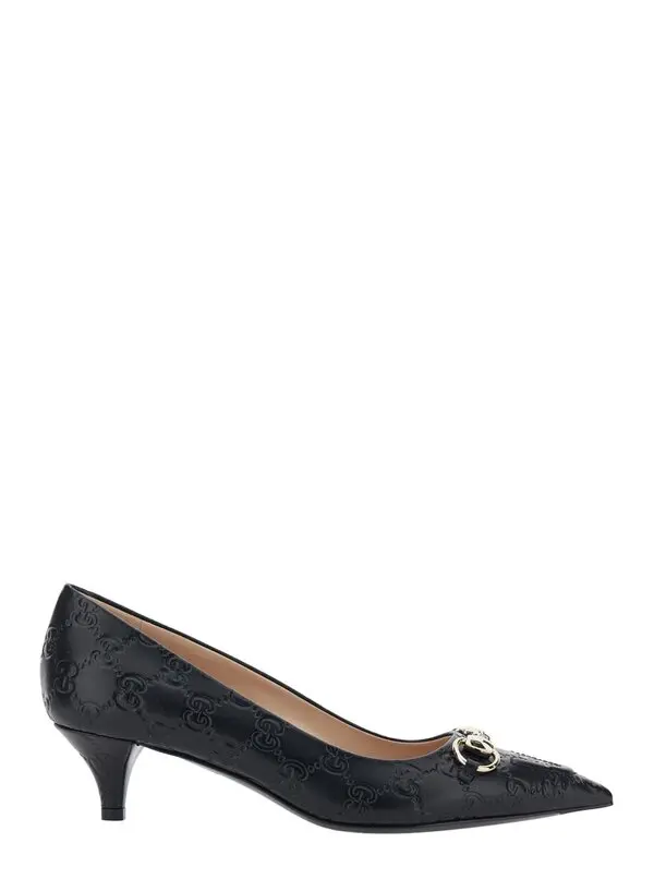 Gucci Erin Gg Leather Pumps - Multicolor