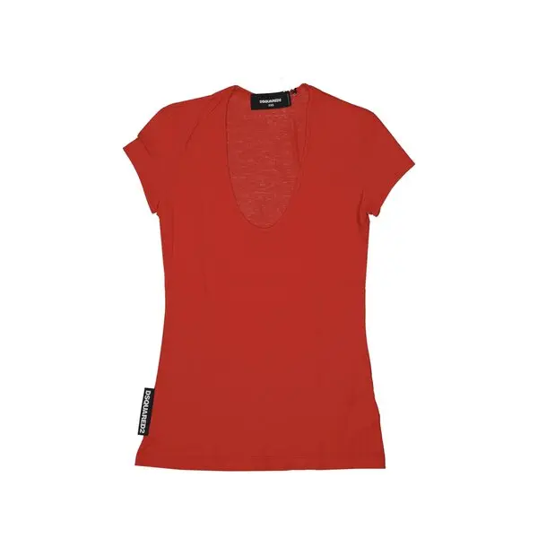 Dsquared2 Cotton Logo T-shirt - Red