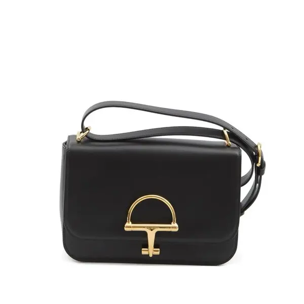 Gucci Calf Leather Cross Body Bag - Black